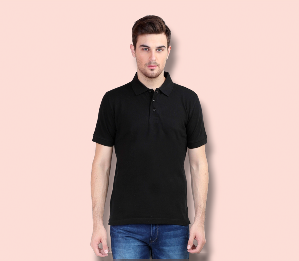 BASIC BLACK POLO SHIRT – SHOPME360
