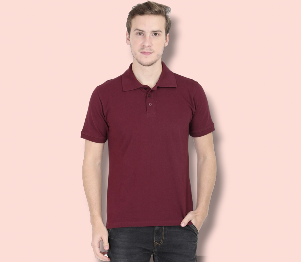 BASIC MAROON POLO SHIRT – SHOPME360