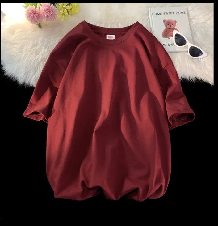 Basic Maroon tee – SHOPME360